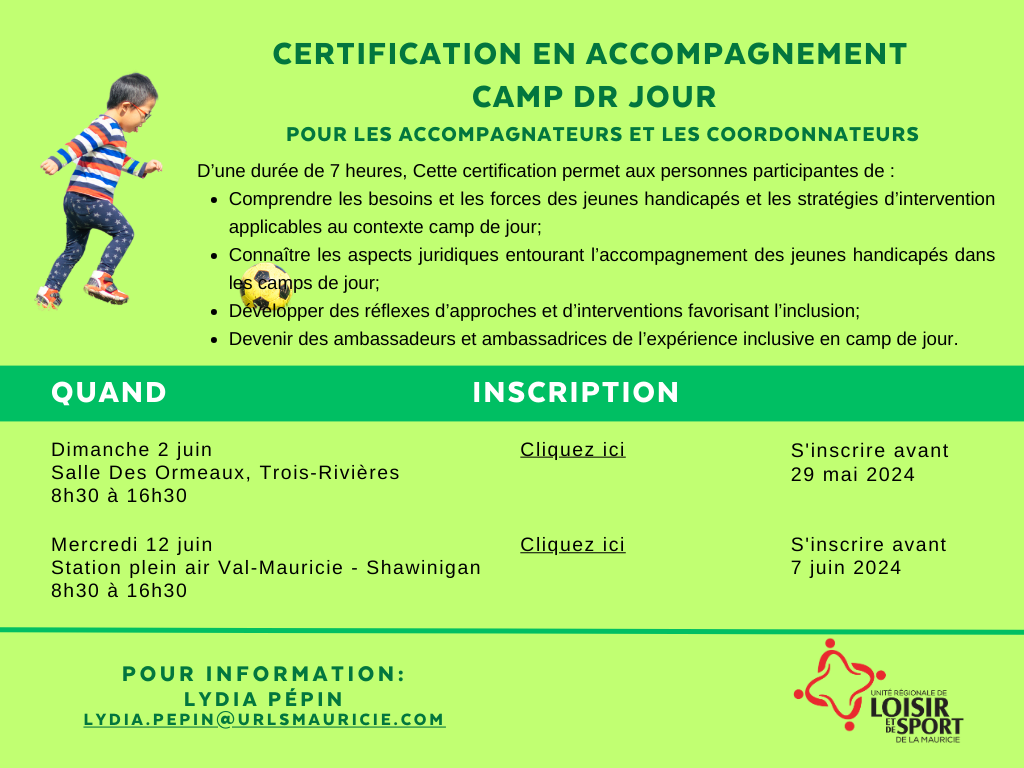 Camp de jour - URLSM : URLSM